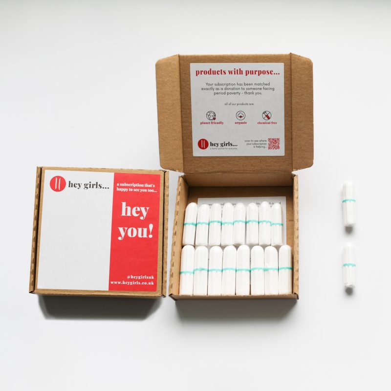 Mixed Non-Applicator Tampon Letterbox Subscription - Hey Girls