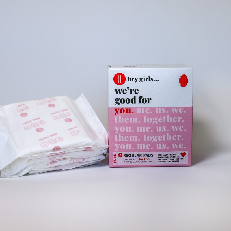 Period Pads | Regular Pads | Hey Girls | Period Product Social Enterprise